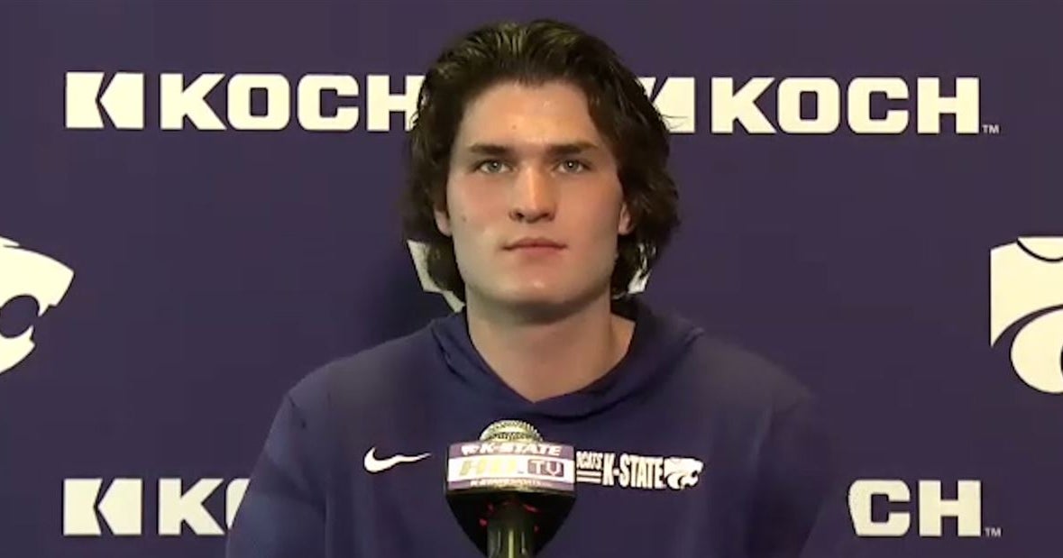 Jake Rubley speaks to the media for the first time as a Wildcat