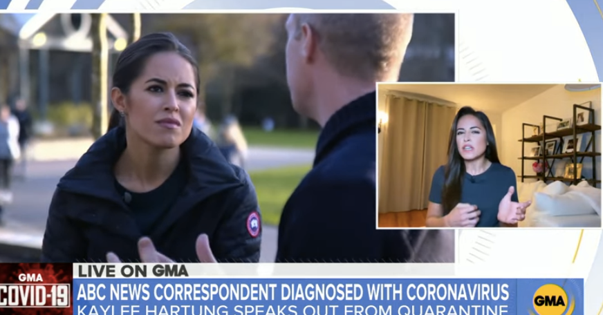 Former ESPN reporter Kaylee Hartung positive for coronavirus