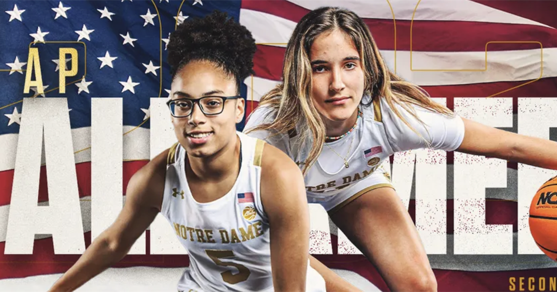 Two Notre Dame women's basketball player named All-Americans