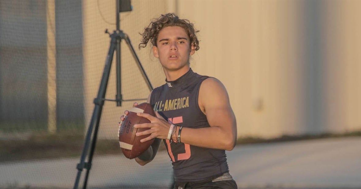 2022 QB Rocco Becht discusses self-guided visit, conversation with Matt ...