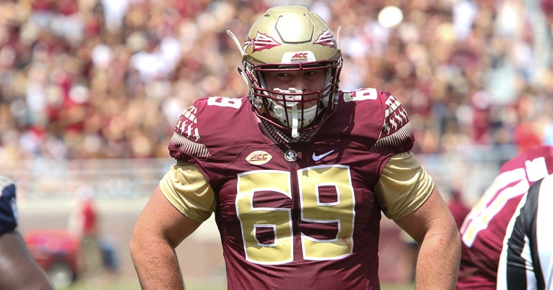 FSU OL Landon Dickerson back in the transfer portal