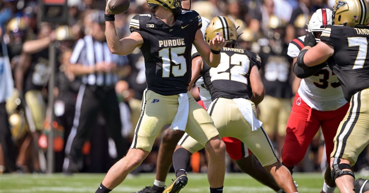Stat Pack: Where Purdue football stands statistically after Week 1