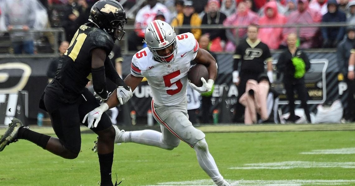 Dallan Hayden stays ready, steps in to help Ohio State's run game vs ...