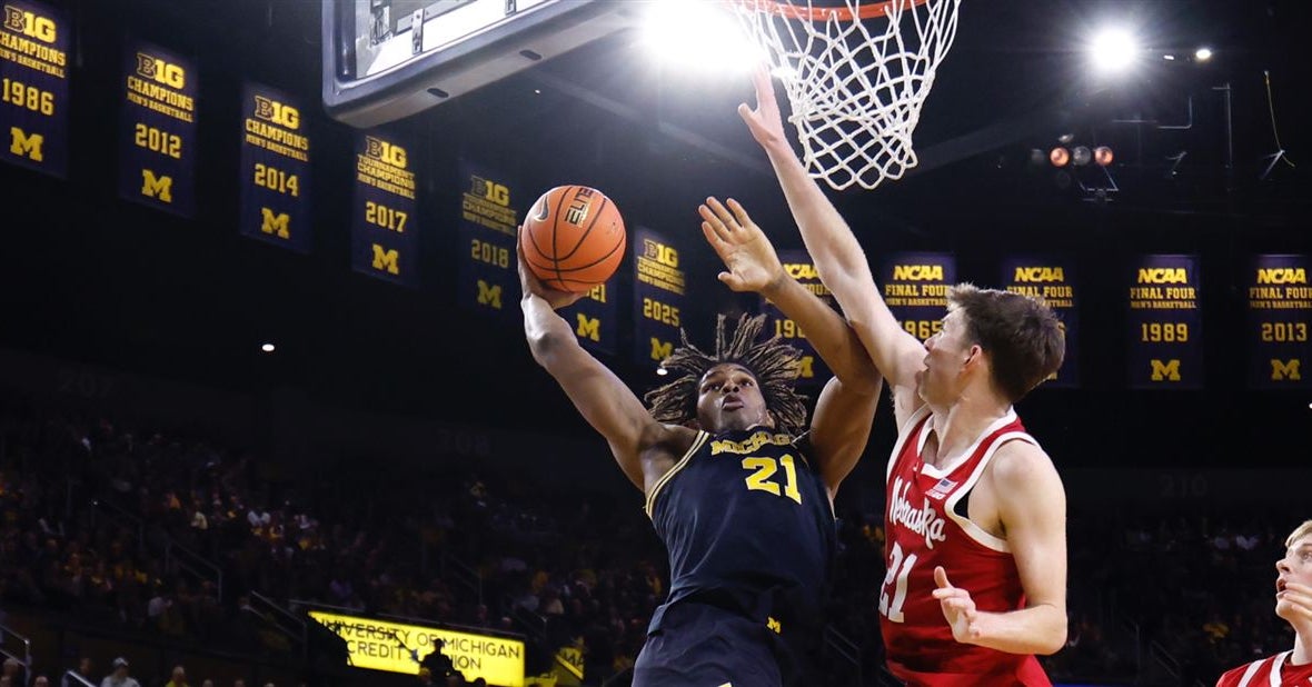 Social media reaction to Nebraska basketball's Top-5 clash with Michigan