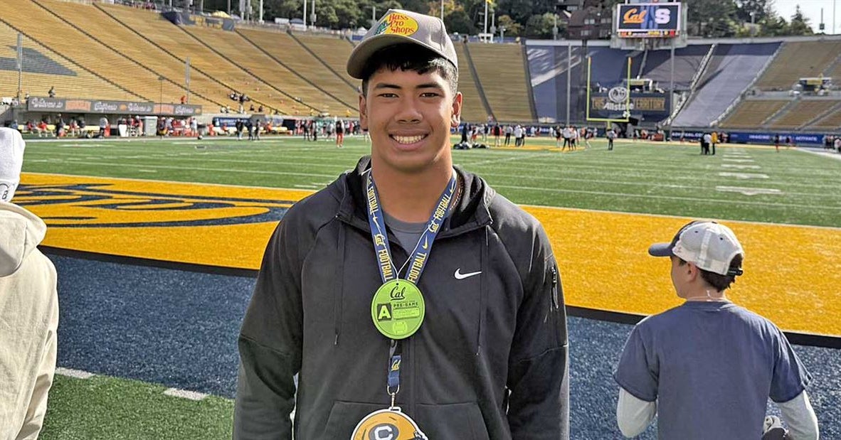 Cal hosts top five 2026 prospect in Hawaii in TE Taimane Purcell