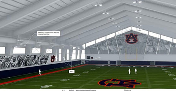 Auburn's new football complex project still on schedule