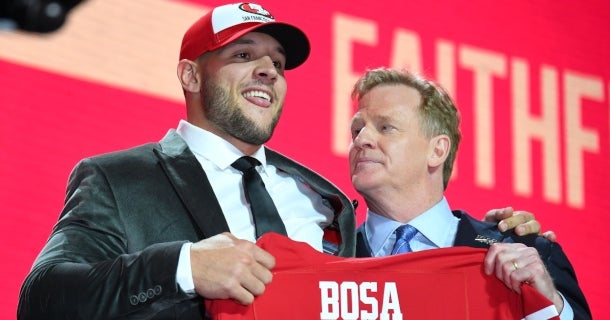 President Trump congratulates Nick Bosa on NFL Draft selection