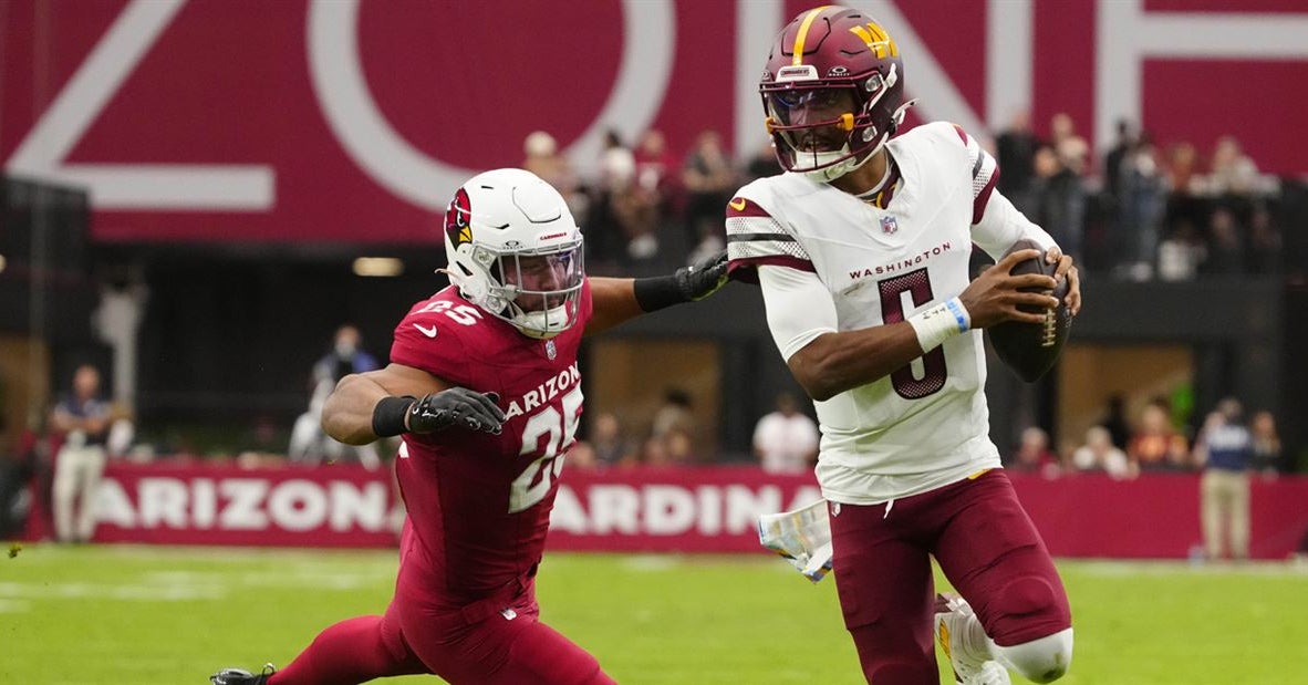 Jayden Daniels sets new NFL rookie record in both passing and rushing