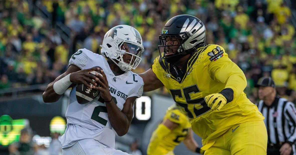 How Oregon DL Derrick Harmon performed at the 2025 NFL Scouting Combine