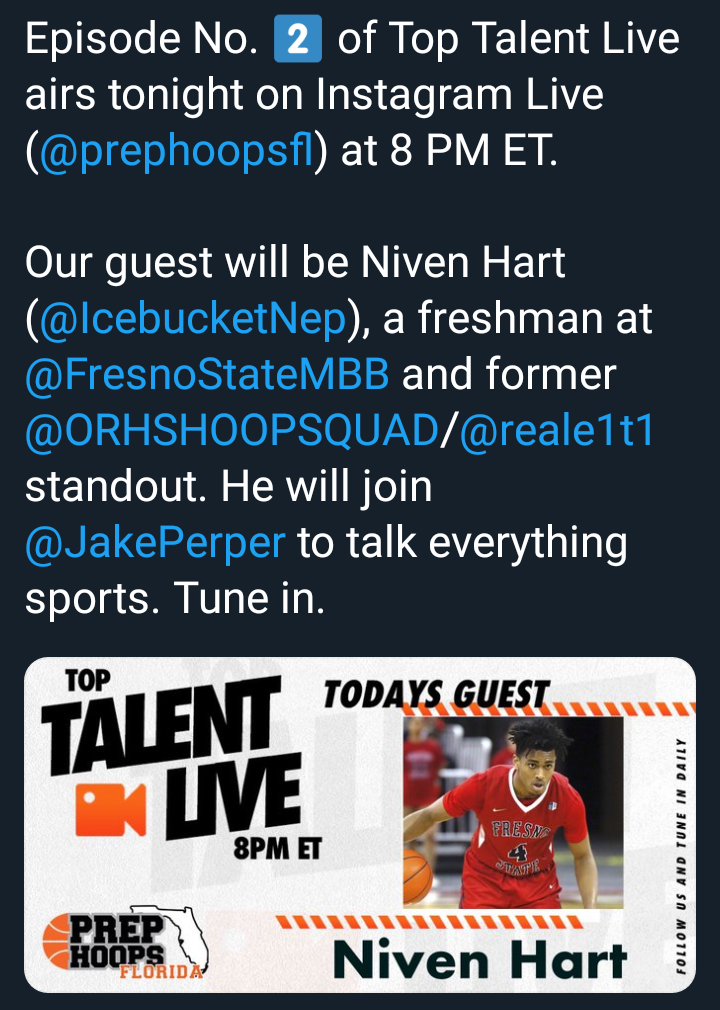 Niven Hart Interview Tonight