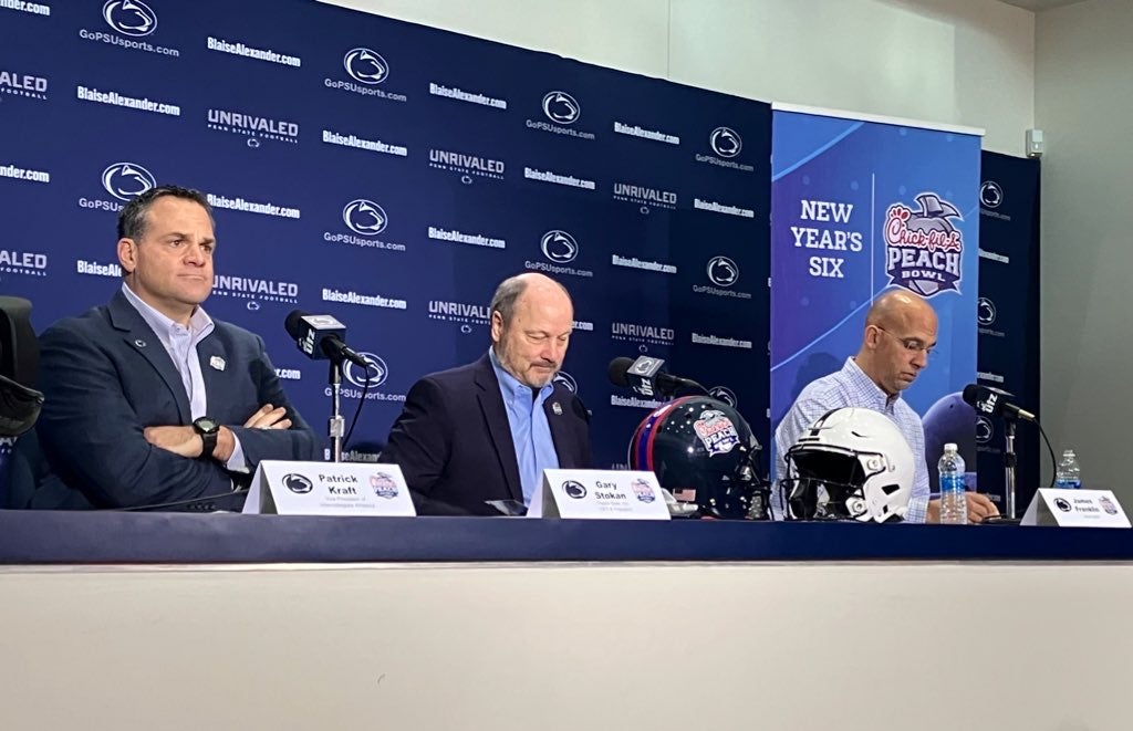 Updates: Peach Bowl press conference at Beaver Stadium
