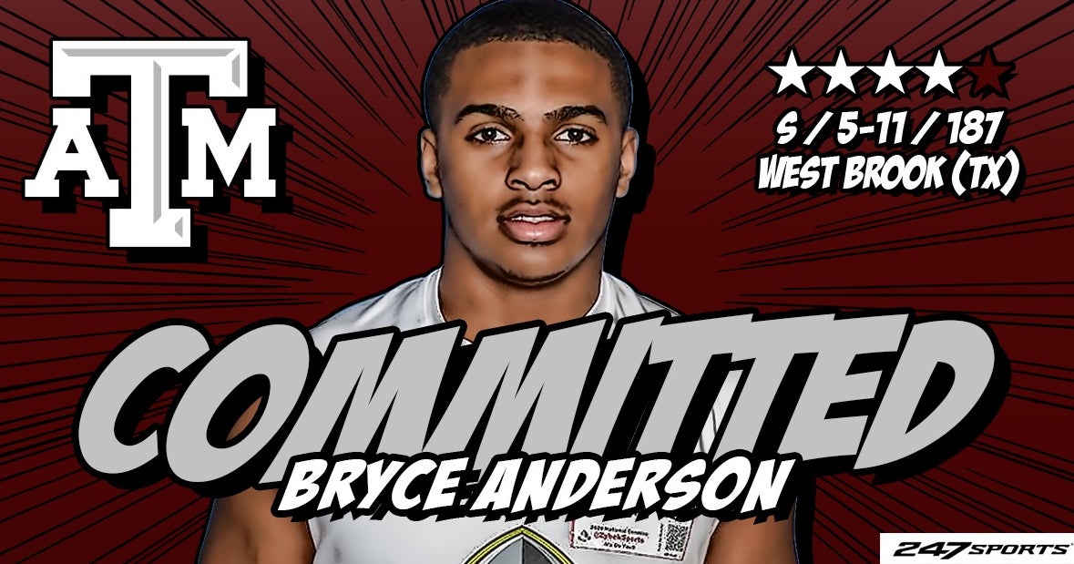 National top-50 DB Bryce Anderson commits to Texas A&M over Texas