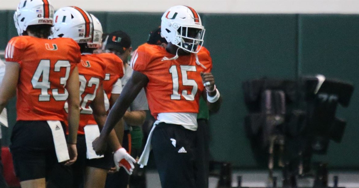 WR Tyler Harrell anticipating first game as a Hurricane and at Hard ...