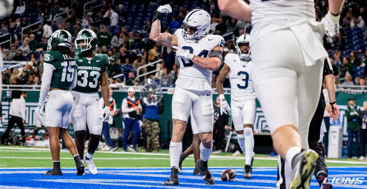 Penn State tight end Theo Johnson declares for 2024 NFL Draft ...