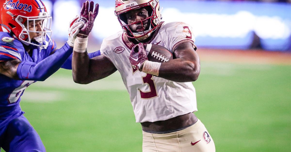 Trey Benson selected by the Arizona Cardinals in the third round of the ...