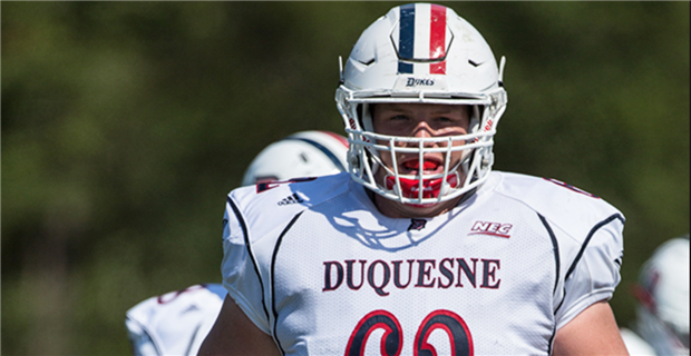 Steelers sign Duquesne OL Larson Graham