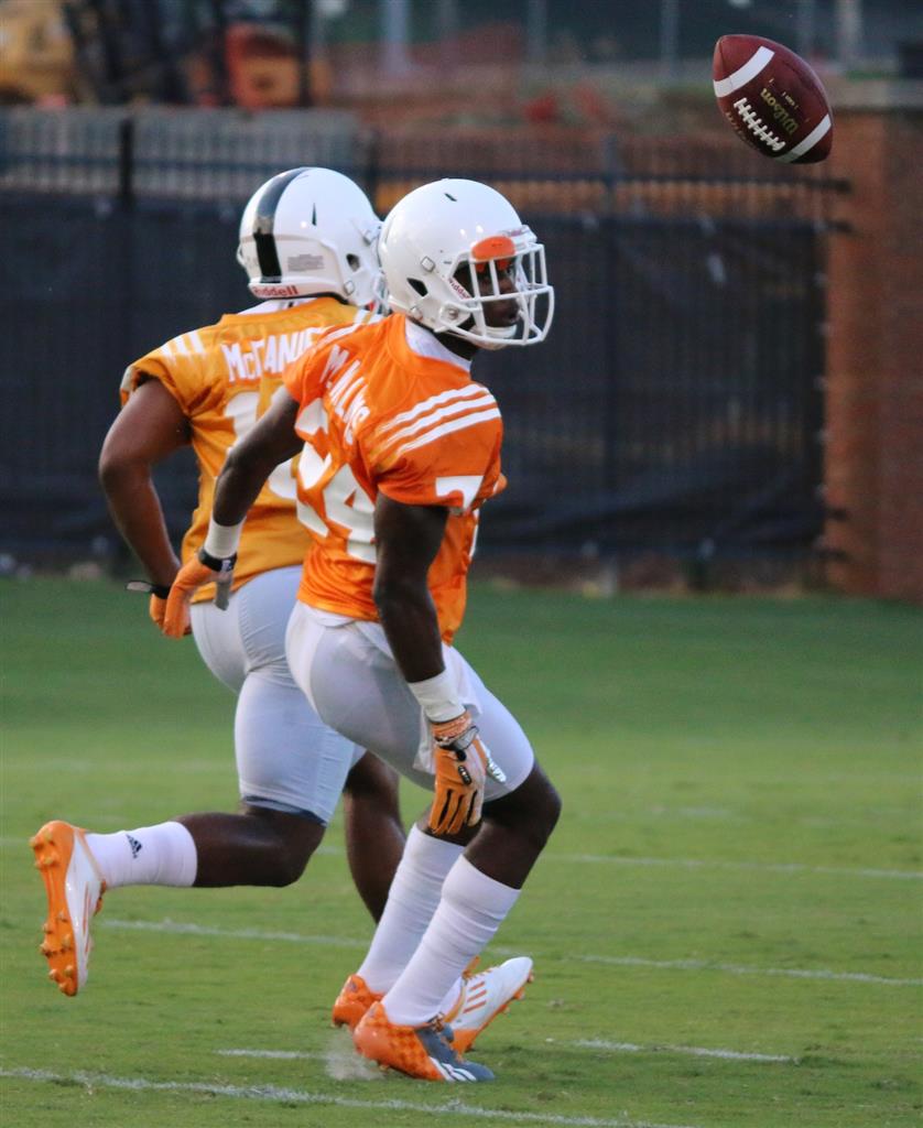 Track star Williams turning heads at cornerback