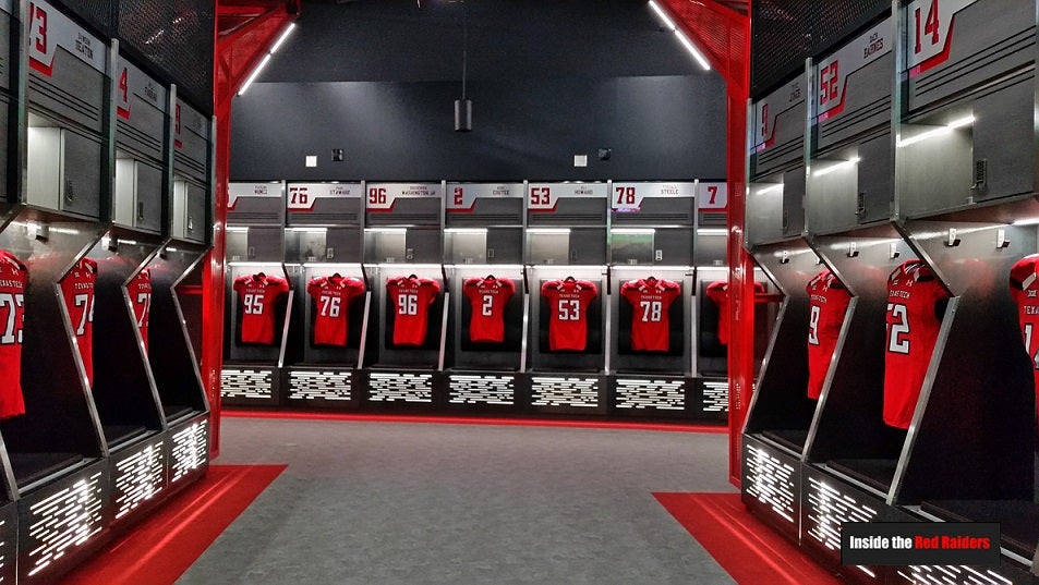 Video: Texas Tech Unveils New Locker Room
