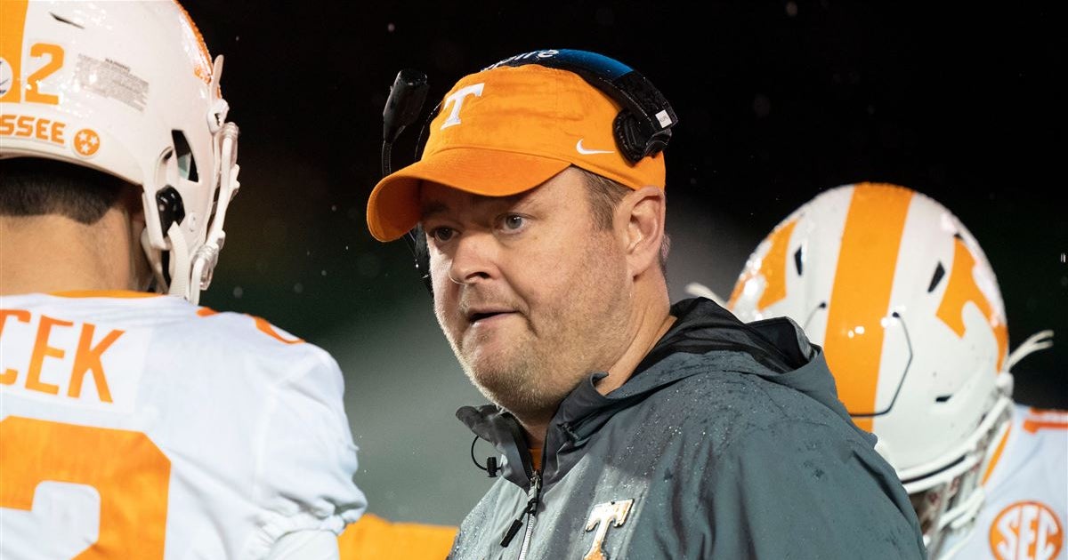 Tennessee football coach Josh Heupel reacts to OC Alex Golesh leaving ...