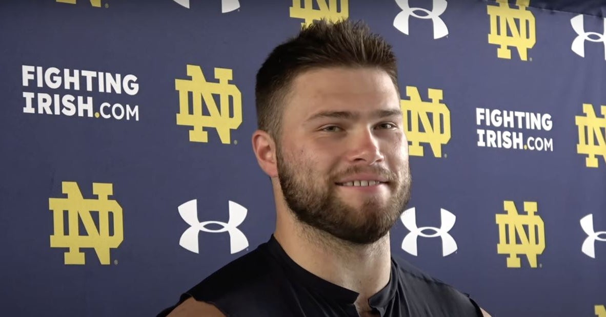 (Video) Notre Dame Football’s Rocco Spindler: “My Personal Goal is to ...