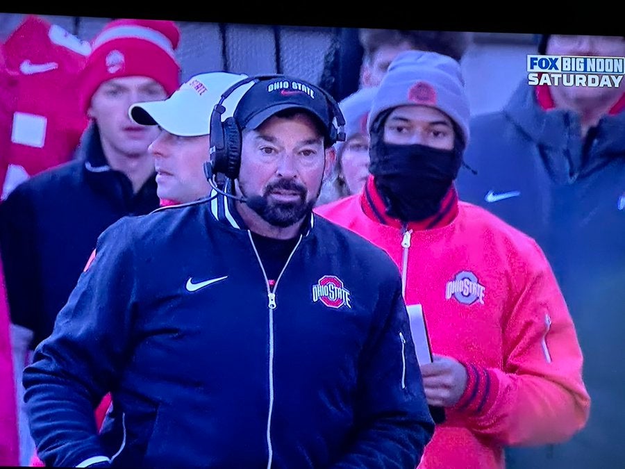 The Game. 2 coaches 2 pictures that say it all