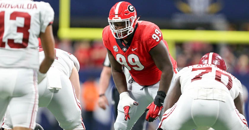 Georgia linemen raving about Jordan Davis' conditioning