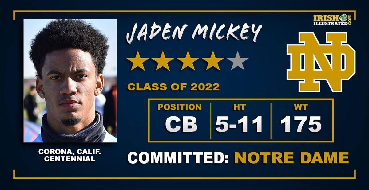 Jaden Mickey In-Depth on Commitment to Notre Dame