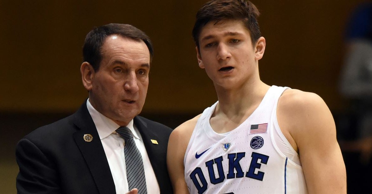 Grayson Allen, Coach K embrace for hug heard 'round the world
