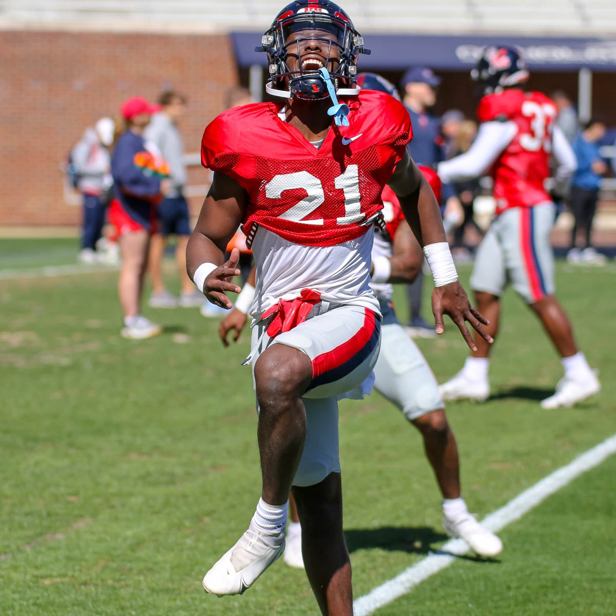 More Photos | Full gallery from Ole Miss spring practice