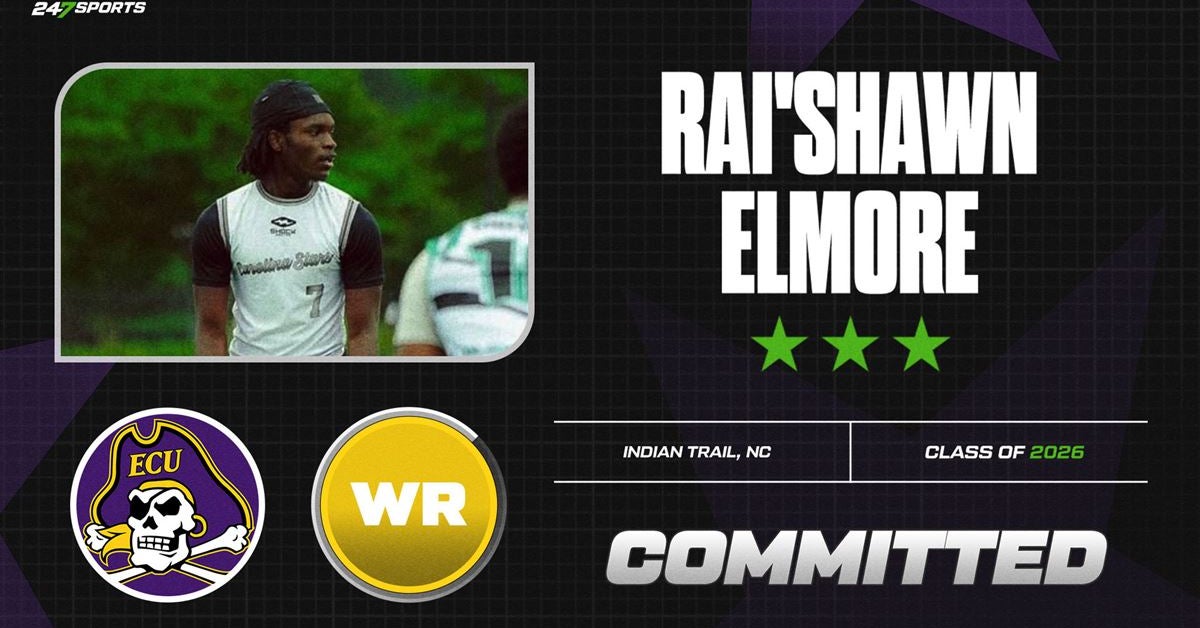 Three-star WR Rai’shawn Elmore commits to ECU