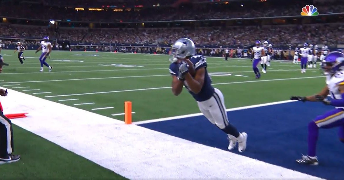 Amari Cooper makes insane toe tap touchdown catch