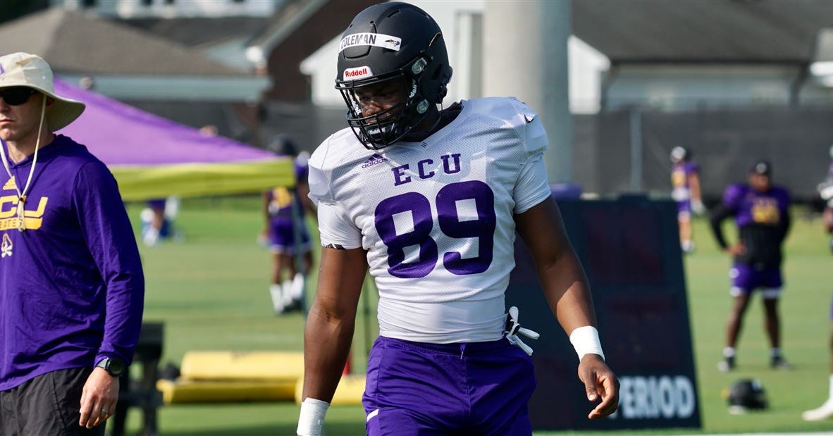 ECU tight end Jacob Coleman enters transfer portal