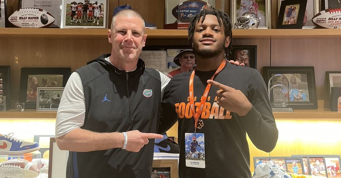 Gators on an upward trend with priority DB target CJ Hester
