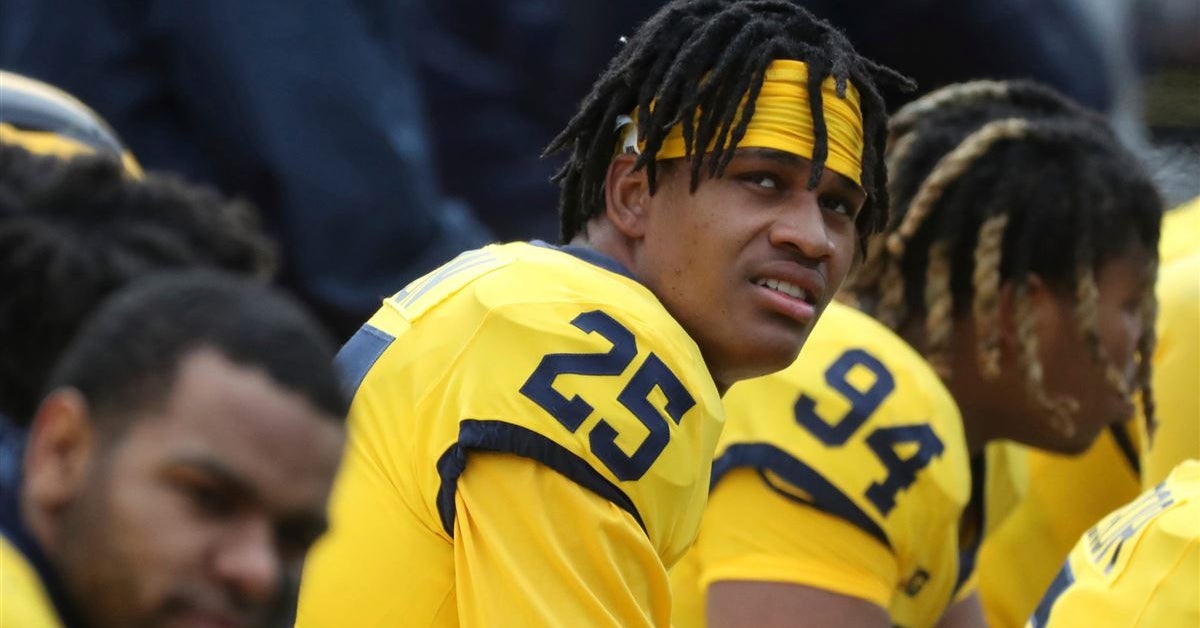 Michigan linebacker discusses former coach George Helow joining Alabama ...