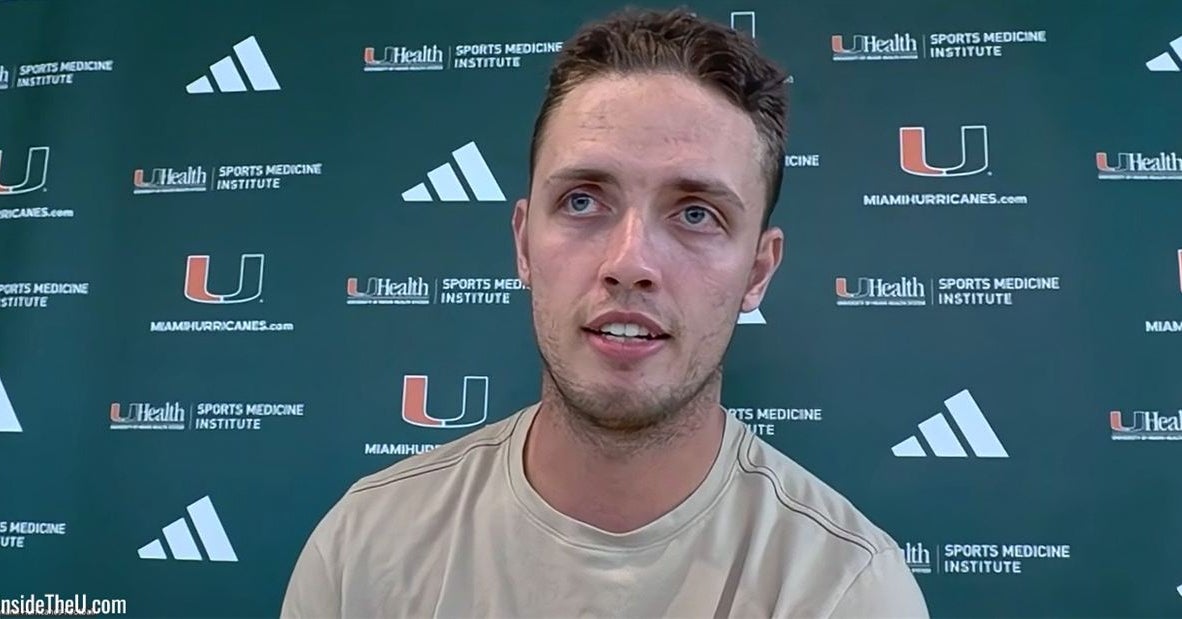 VIDEO: Carson Beck reacts to win over Florida