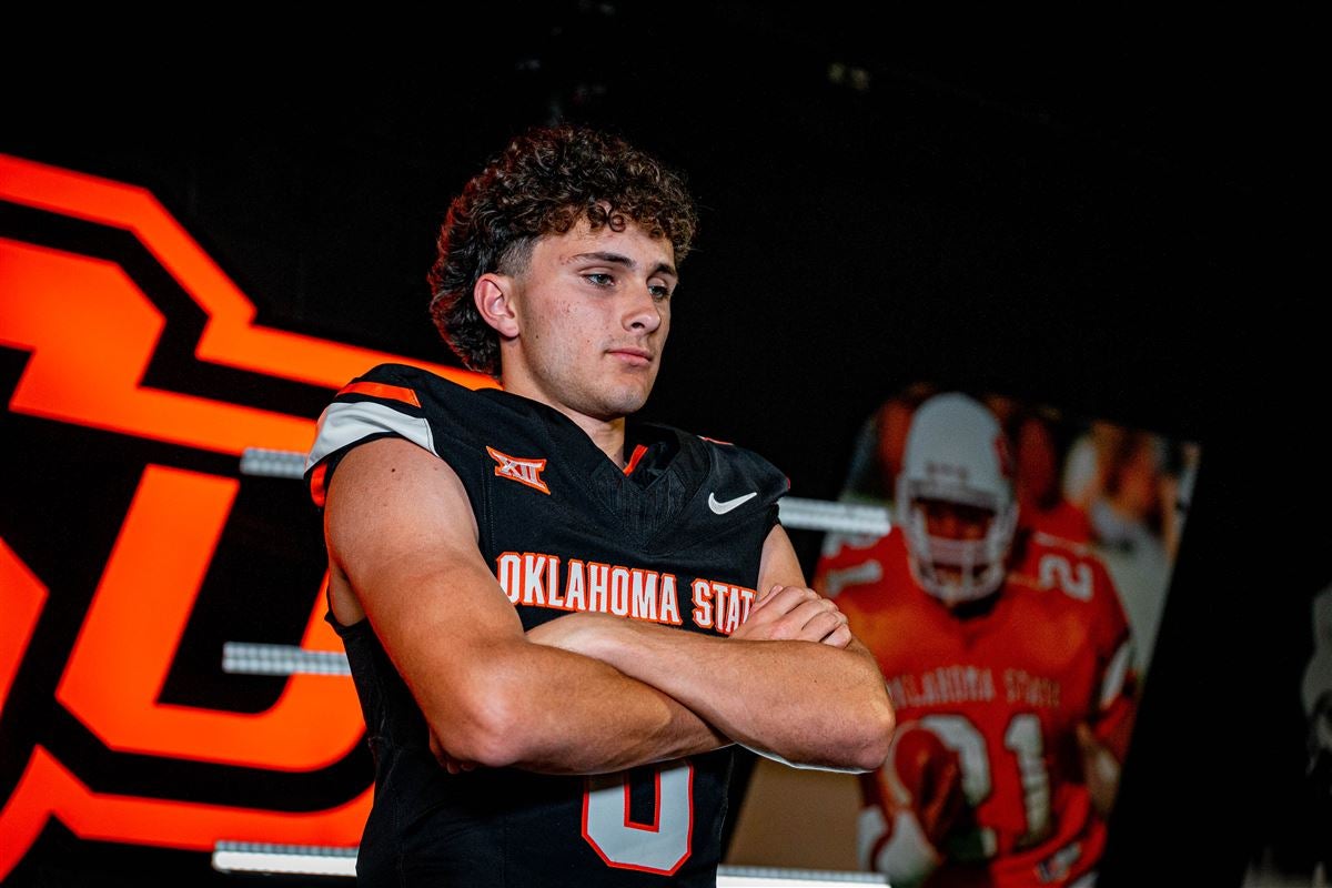 2025 quarterback prospect Adam Schobel takes in Oklahoma State official ...