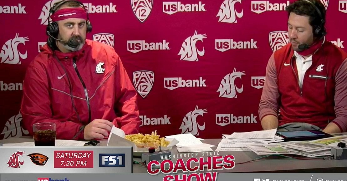 WSU’s Nick Rolovich: seniors first in line to eat, coaches last