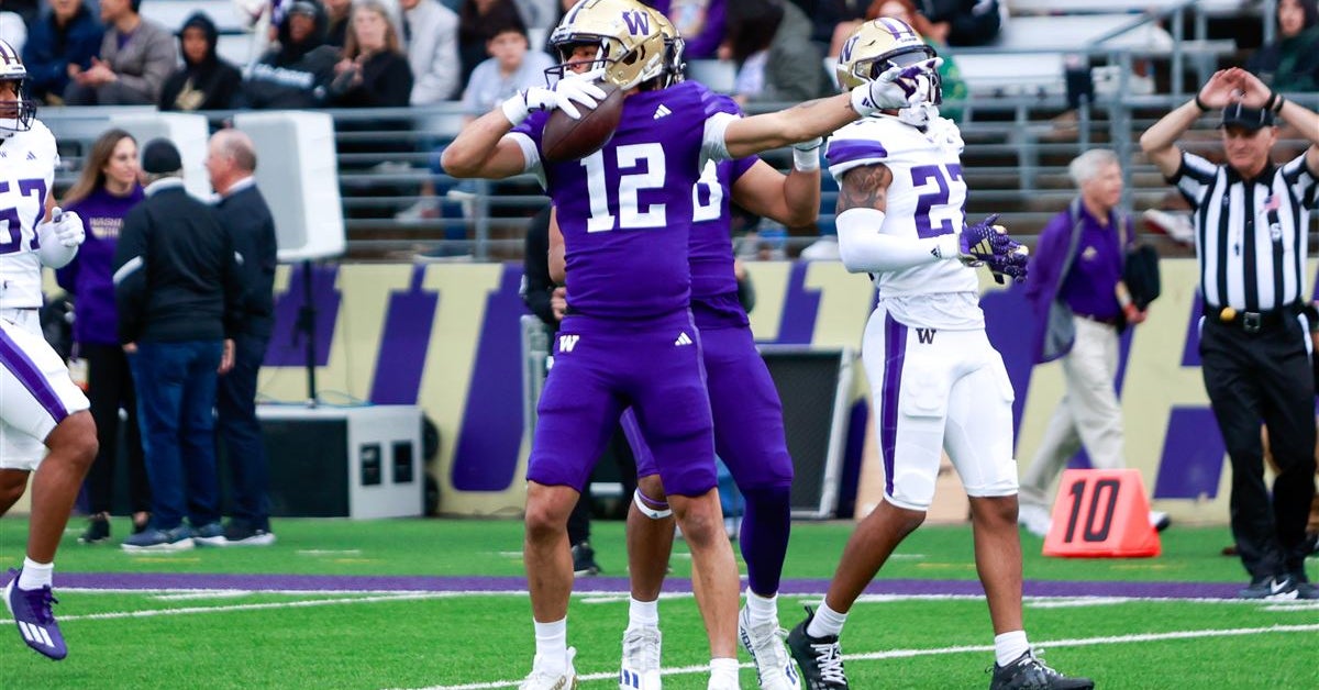 Husky Receiver Denzel Boston Sees A Bright Future For Wide Receiver Group