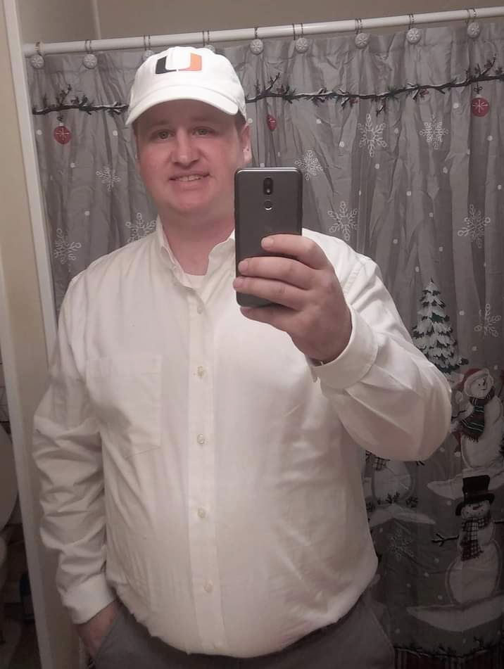 Me representing my favorite college team back in 2019