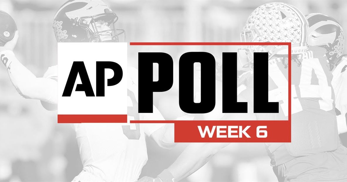 College football rankings: AP Top 25 for Week 6 keeps Georgia at No. 1 ...
