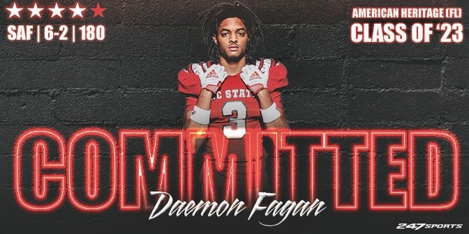 BREAKING: 4-star Fla. S Daemon Fagan commits to NC State