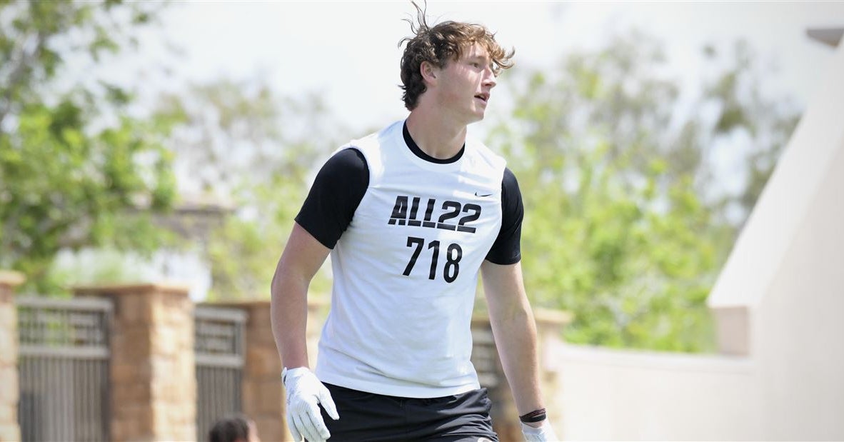 Three-star tight end Colby Simpson locks in college visits