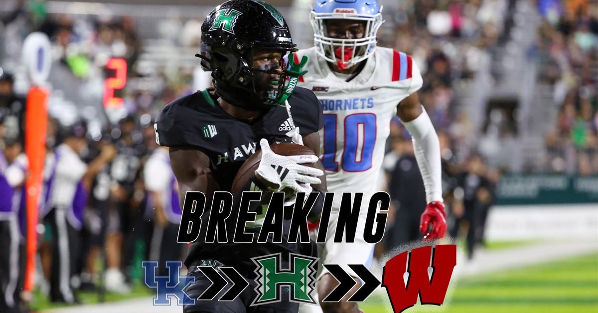 BREAKING: Wisconsin Lands Hawaii Transfer Wide Receiver Dekel Crowdus