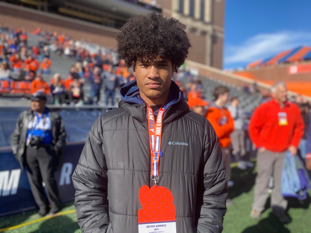 2025 Plainfield East WR Quinn Morris recaps latest Illini visit: 'I ...