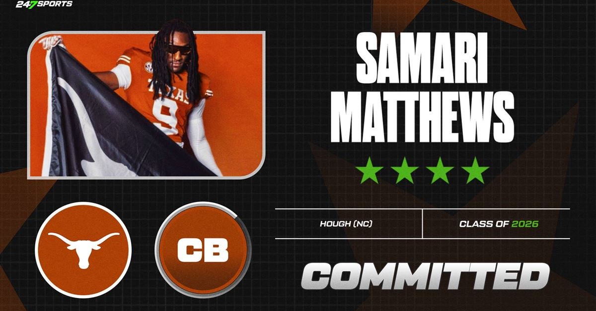 Texas lands commitment from Top247 CB Samari Matthews