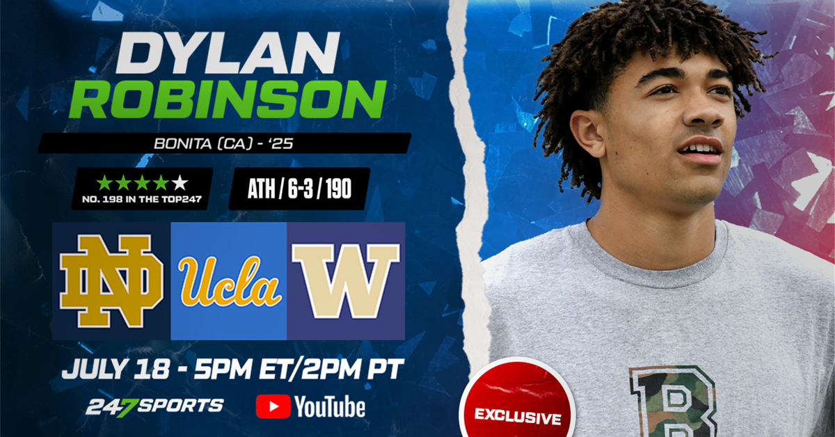 Top247 athlete Dylan Robinson set to commit on 247Sports Live