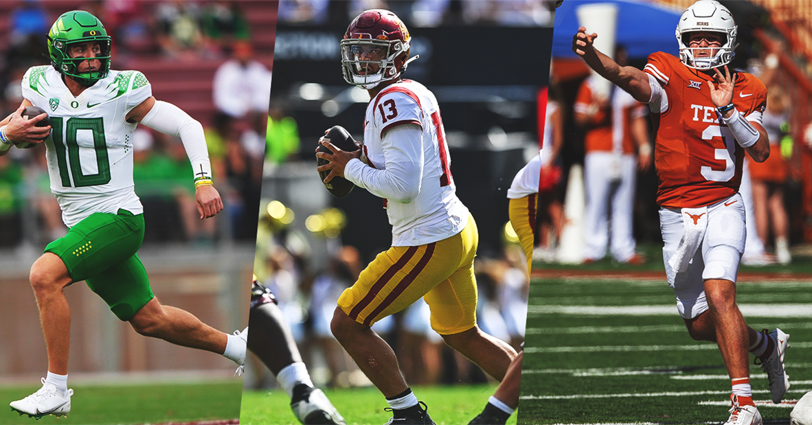 College football QB rankings: Top 10 for Week 6, plus an updated 2024 Draft QB power-ranking