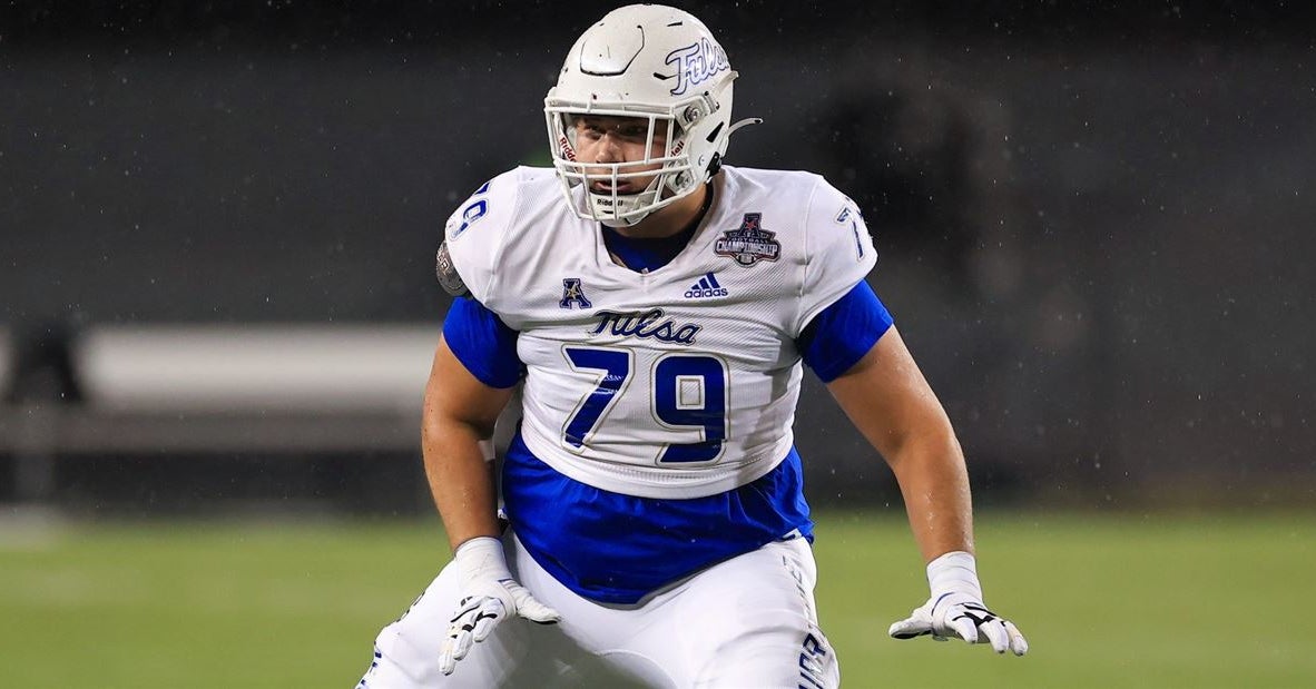 Tulsa OL transfer Jaden Muskrat 'can play 4 of 5 spots' at Auburn