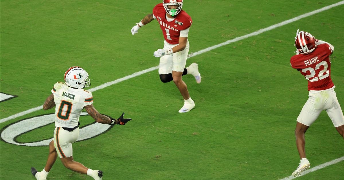 Indiana's Jamari Sharpe seals 2025 College Football Playoff national ...