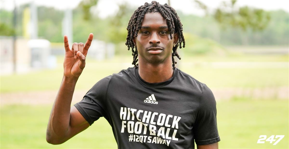 Hitchcock Top247 WR Kelshaun Johnson recaps Texas official visit ...